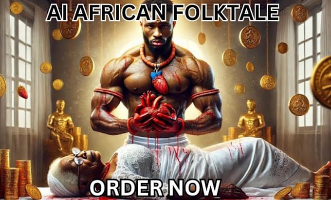 Create an attention grapping ai african folktale video ai african story ...