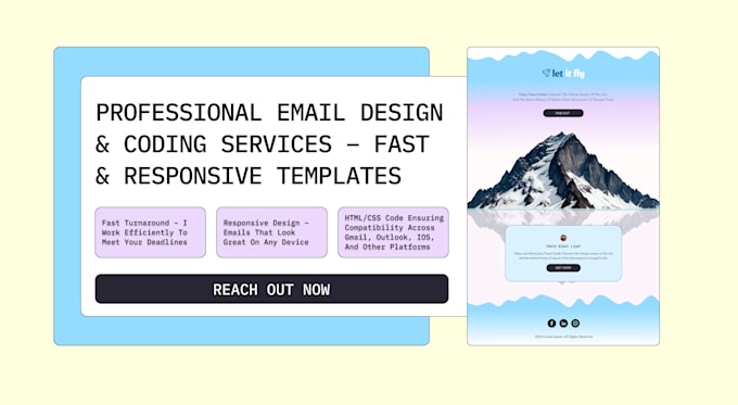 Develop an email template by Dione_dev | Fiverr