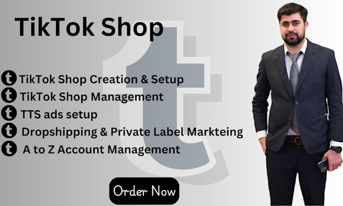 Set up and manage your tiktok shop, tiktok ads, dropshipping by ...