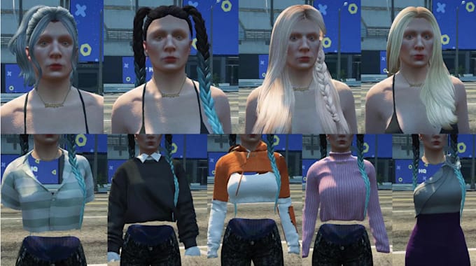 Give you premium clothing pack for fivem by exotic servers by Glamour73 ...