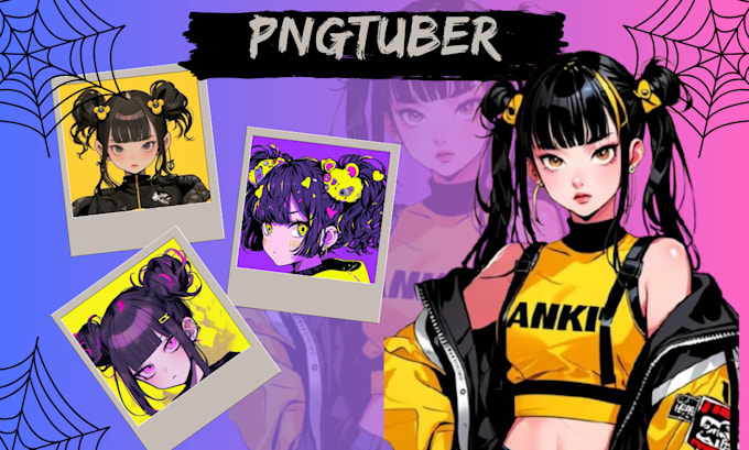 Pngtuber vtuber png tuber live2d rig pixel chibiart pngtuber emote ...