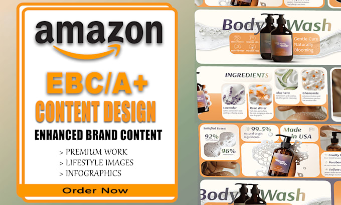 Design amazon ebc enhanced brand or a plus content pages by Shajee_l ...