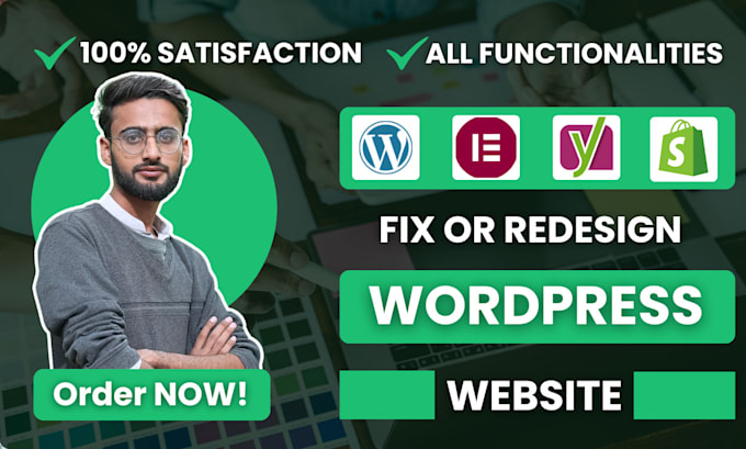 Design, redesign wordpress site or revamp wordpress website by ...