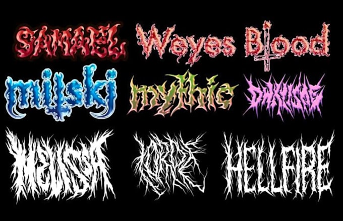 Design extreme metal logo for your band by Trey_mclaughli4 | Fiverr