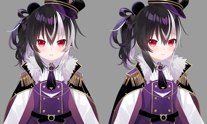 Design and rig a high quality live2d model for vtuber, vrchat by ...