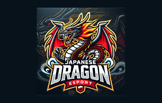 Do amazing japanese dragon mascot logo with express delivery by ...
