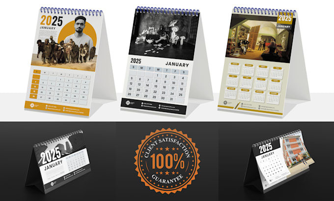 2025 professional desk and wall calendar design by Hasib_bdecom | Fiverr
