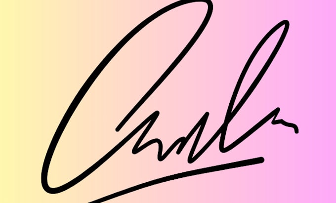 Turn your handwritten signature into an electronic signature by Dave ...