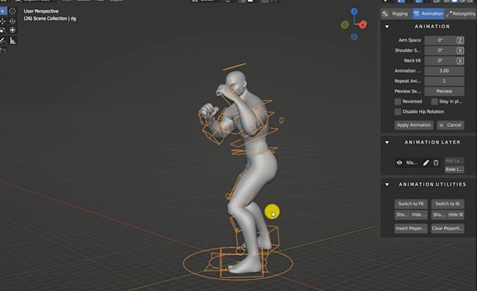 Port rigger,face rig morphs,blendshape,ik fk joints rig ue,3d rigging,unity, ue5 by Amirirus ...