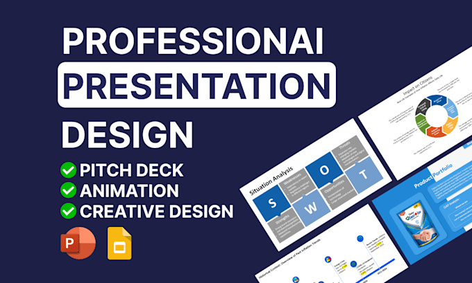 Create pitch deck, presentation design, powerpoint design and google ...