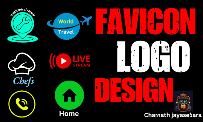 Design favicon for you by Chama99 | Fiverr