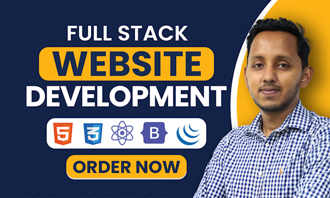 Be full stack web developer for website development, backend frontend ...