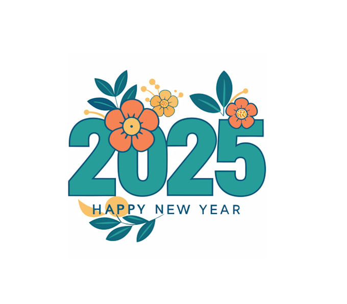 Make high resolution happy new year 2025 logo by Angelina_perkin | Fiverr