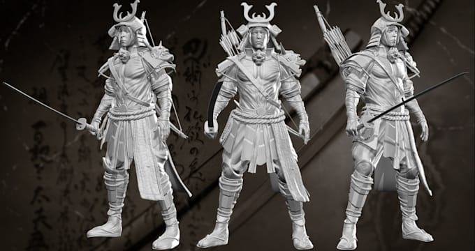 Sculpt 3d action figure, 3d miniature for 3d printzbrush and blender ...