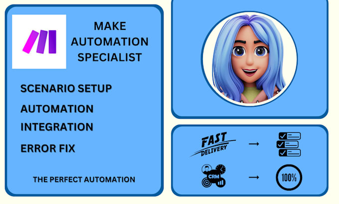 Set up automation with make com api integration notion airtable by Fatola_o | Fiverr