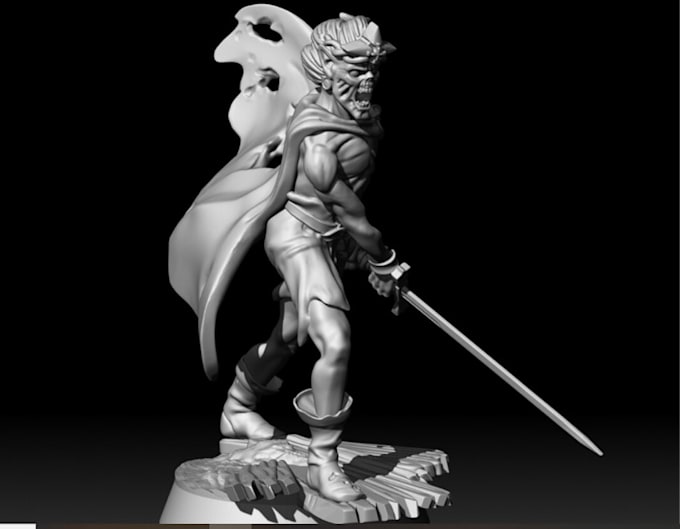 Port 3d game character,3d sculpture,terrain miniatures,ttrpg,stl files ...