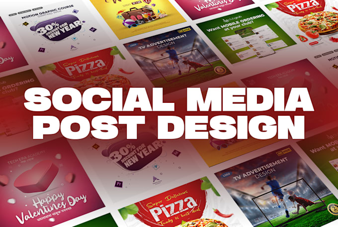 Social media post design, banner, thumbnails, ads, templates, cover ...