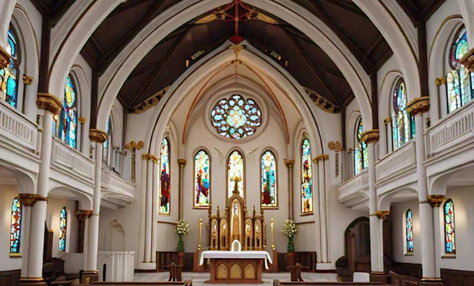 3d cgi church design, 3d sanctuary, 3d cathedral, 3d worship center ...