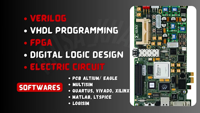 Do verilog, vhdl coding for fpga using vivado, quartus, xilinix, modelsim by Musa_khan110 | Fiverr