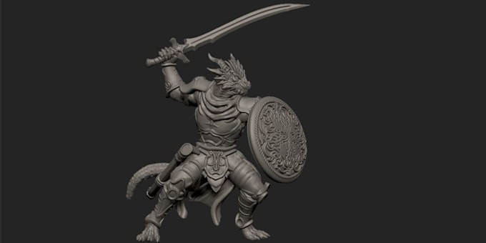 Create 3d human character, action comic figures, ttrpg,warhammer 40k ...