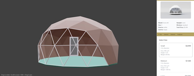 Create a 3d product configurator web app by Craftlabs | Fiverr