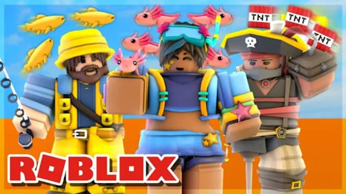 Develop roblox simulator game,rpg,roblox 3d maps,script,lua,royal battle,obby,ui by Dheviney ...