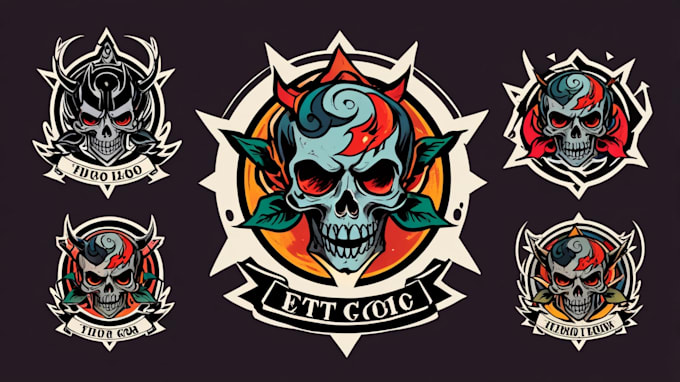Create custom logo old school traditional tattoo design by Nornkemoer ...
