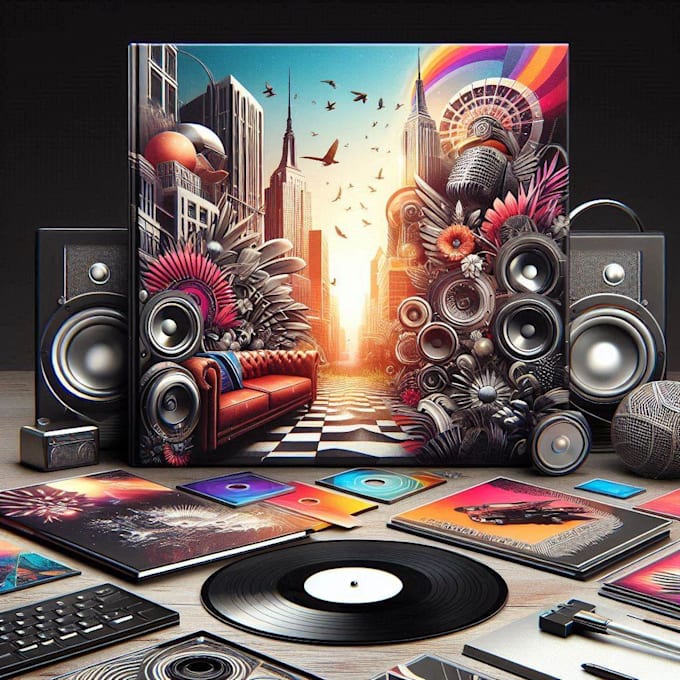 Design unique album cover mixtape cover or single cover art by Ainamuss ...