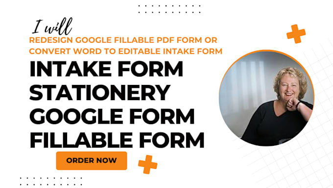 Redesign google fillable pdf form or convert word to editable intake ...
