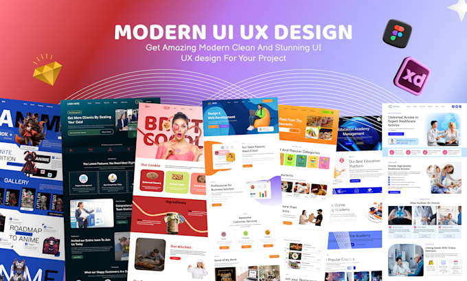 Progettazione figma, progettazione interfaccia utente sito web, progettazione sito web figma ...