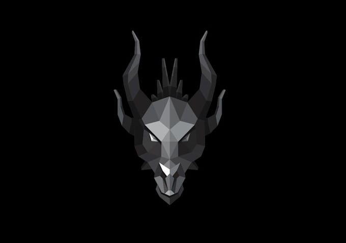 Design dragon face low poly style logo by Mattied_coffin | Fiverr