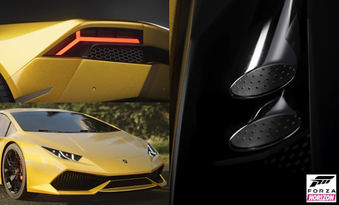 Sculpt 3d car model for forza horizon texture map mod in unity and ...