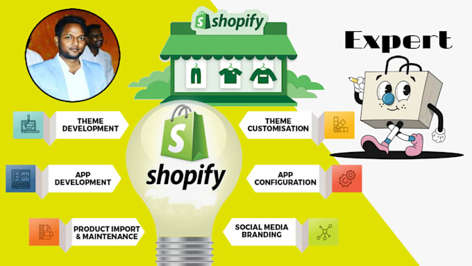 Design, redesign and clone shopify store by Bipinrony | Fiverr