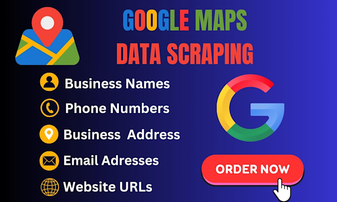 Do google map scraping, web scraping, b2b lead generation by Lead_finder360 | Fiverr