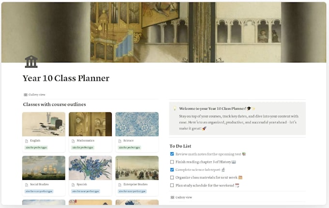Create a custom notion template for you by Kasabaydigital | Fiverr