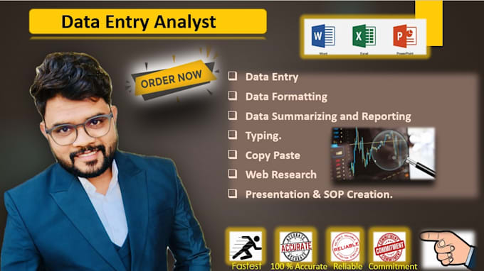 Be your reliable professional data entry analyst by Mukesh_mikki | Fiverr