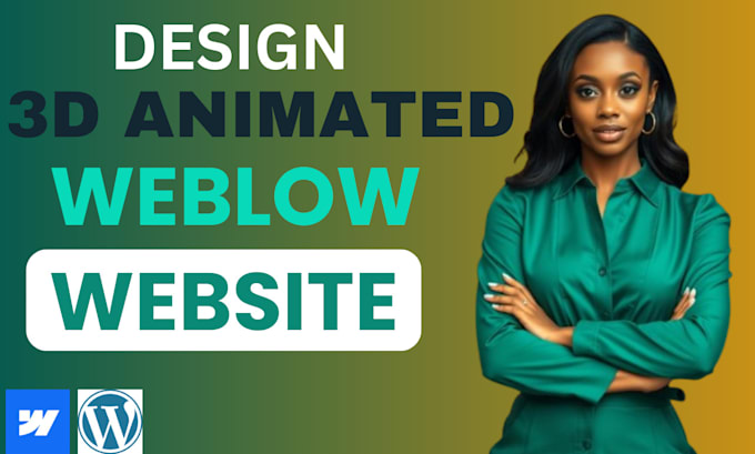 Design interactive 3d animated website 3d spline animation 3d blender website by Catherinejumoke ...