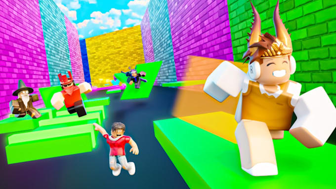 Create roblox game system,pc,android,roblox map,obby,lobby,roblox ...