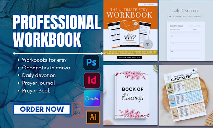 Edit copy format christian book devotionals, workbook design kdp ...