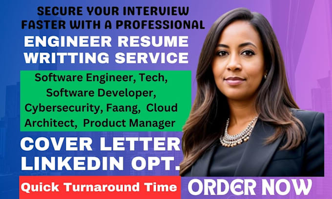 Write software engineer, tech, software developer, cybersecurity, faang ...