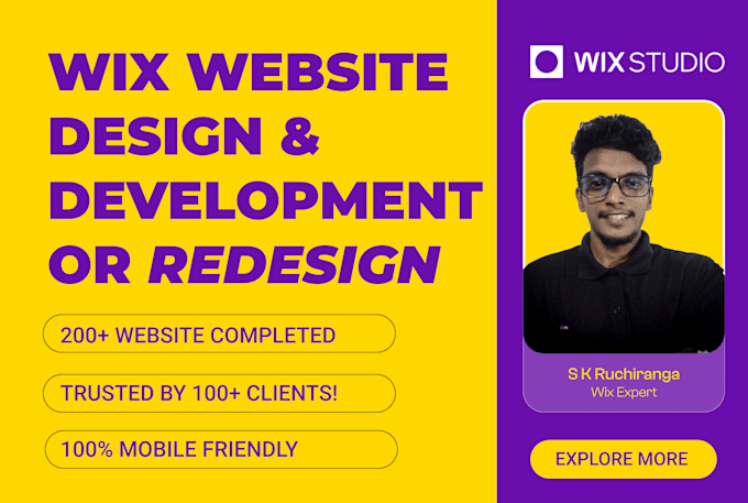Create modern wix website redesign or wix website development using wix studio by Racio1 | Fiverr