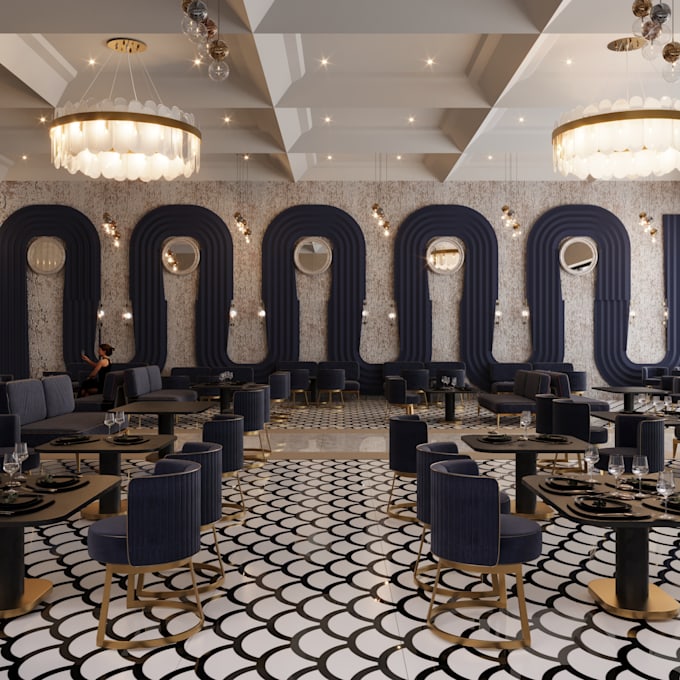 140 square meter restaurant project by Keles_songul | Fiverr
