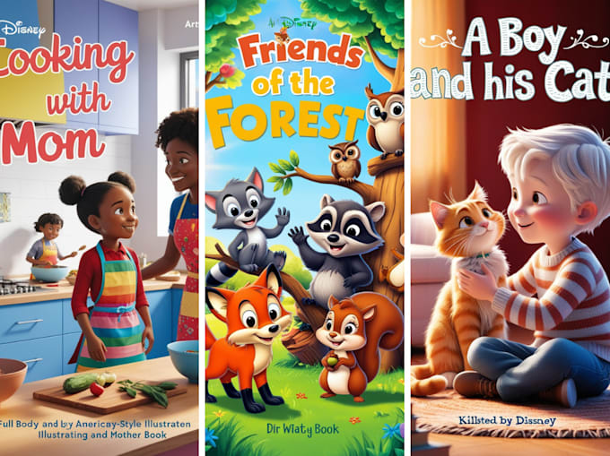 Illustrate children book illustration christian children story book ...