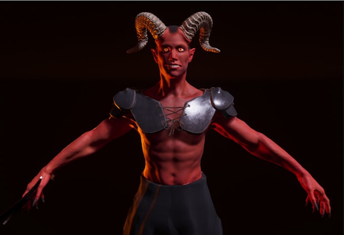 3d game character, design game assets ue5, retopology, texture, rig 3d animate by Hamuhahmad ...