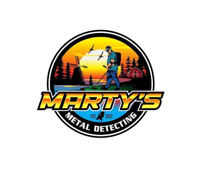 Design beautiful awesome metal detecting logo in illustrator by Regina ...