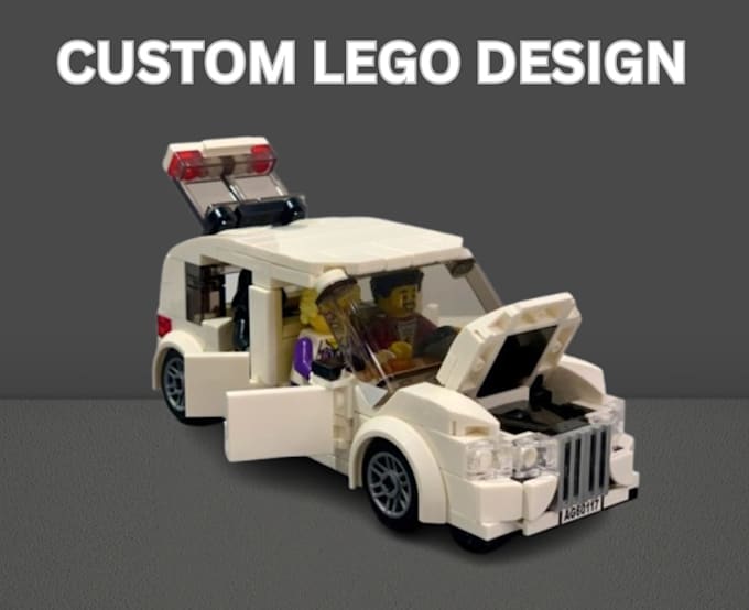Design custom lego model designs, moc design afol models with manual ...