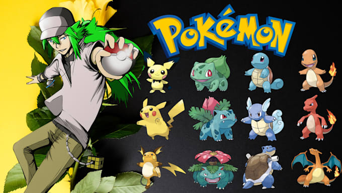 Dibujar sprite de entrenador de pixel art de pokemon fakemon, avatar de ...
