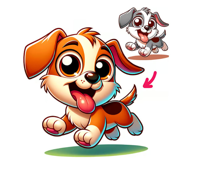 Draw cute, simple and funny cartoon logo design by Cedric_moore | Fiverr