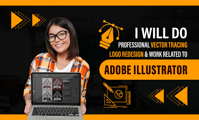 Do professional vector tracing logo redesign in adobe illustrator by ...