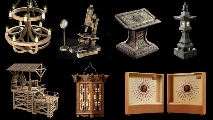 Create 3d game assets for unreal engine and unity by Mohit_3d_artist | Fiverr